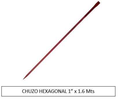 CHUZO HEXAGONAL | Ferretería San Carlos