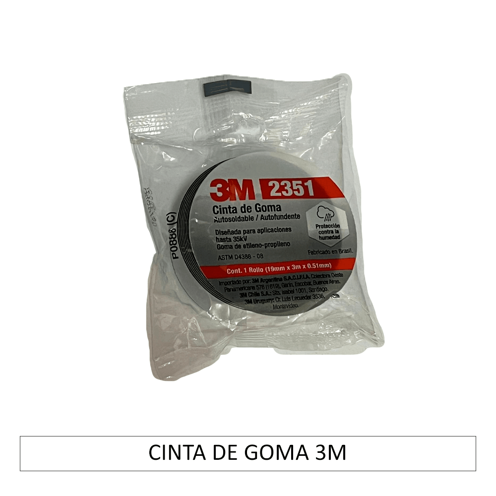 Cinta de Goma 3M #2351 | Ferretería San Carlos