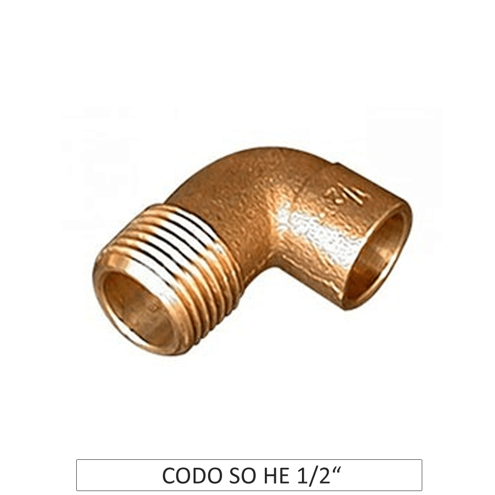 CODO SO HE 1/2" | Ferretería San Carlos