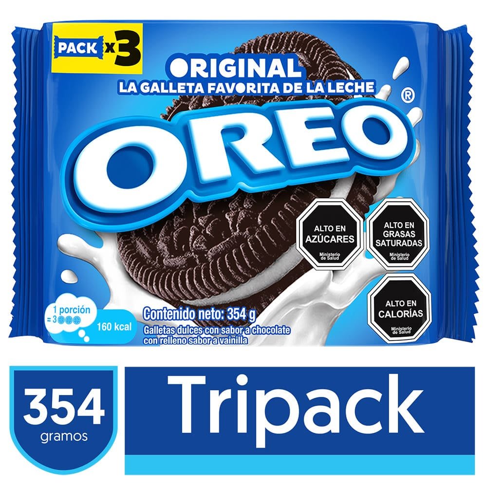 (C12) OREO REGULAR TRIPACK 324 GRS. X 3U. | Distribuidora y Comercializadora Impulso