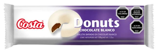 (C24) COSTA DONUTS CHOCO BCO. 100GR X 1U. | Distribuidora y ...
