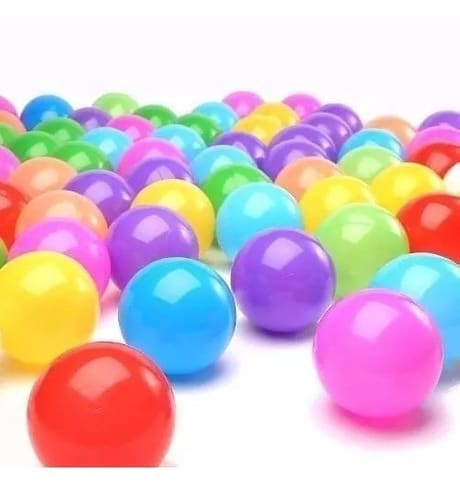 Pack 100 Pelotas Plásticas Para Piscina Colores Surtidos | requeteofertas