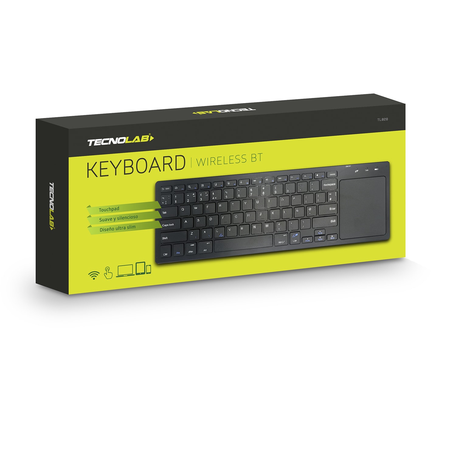 Teclado Inalambrico touchpad Tecnolab | ROSHI.cl