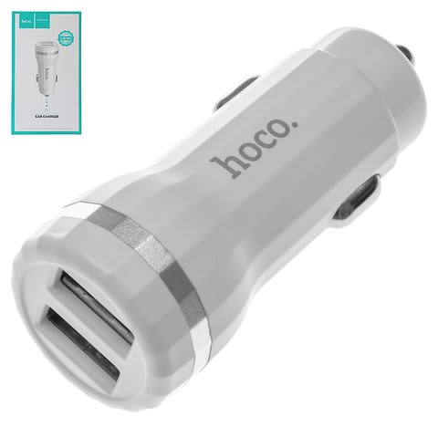 Cargador de auto Dual Z27 Hoco 2.4a | ROSHI.cl