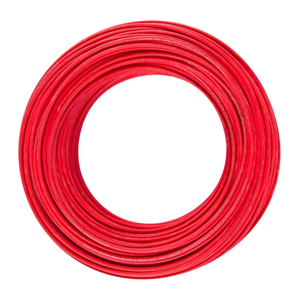 Cable Eva 2,5mm Rojo 100 Metros 450/750V 70°C SEC | Presente.cl