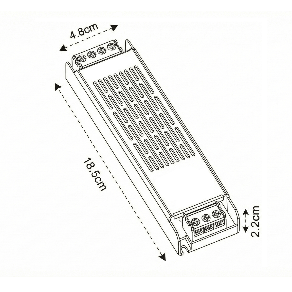 Fuente de Poder 24V 8,3A 200W IP20 MQ Compacta (wt) | Presente.cl