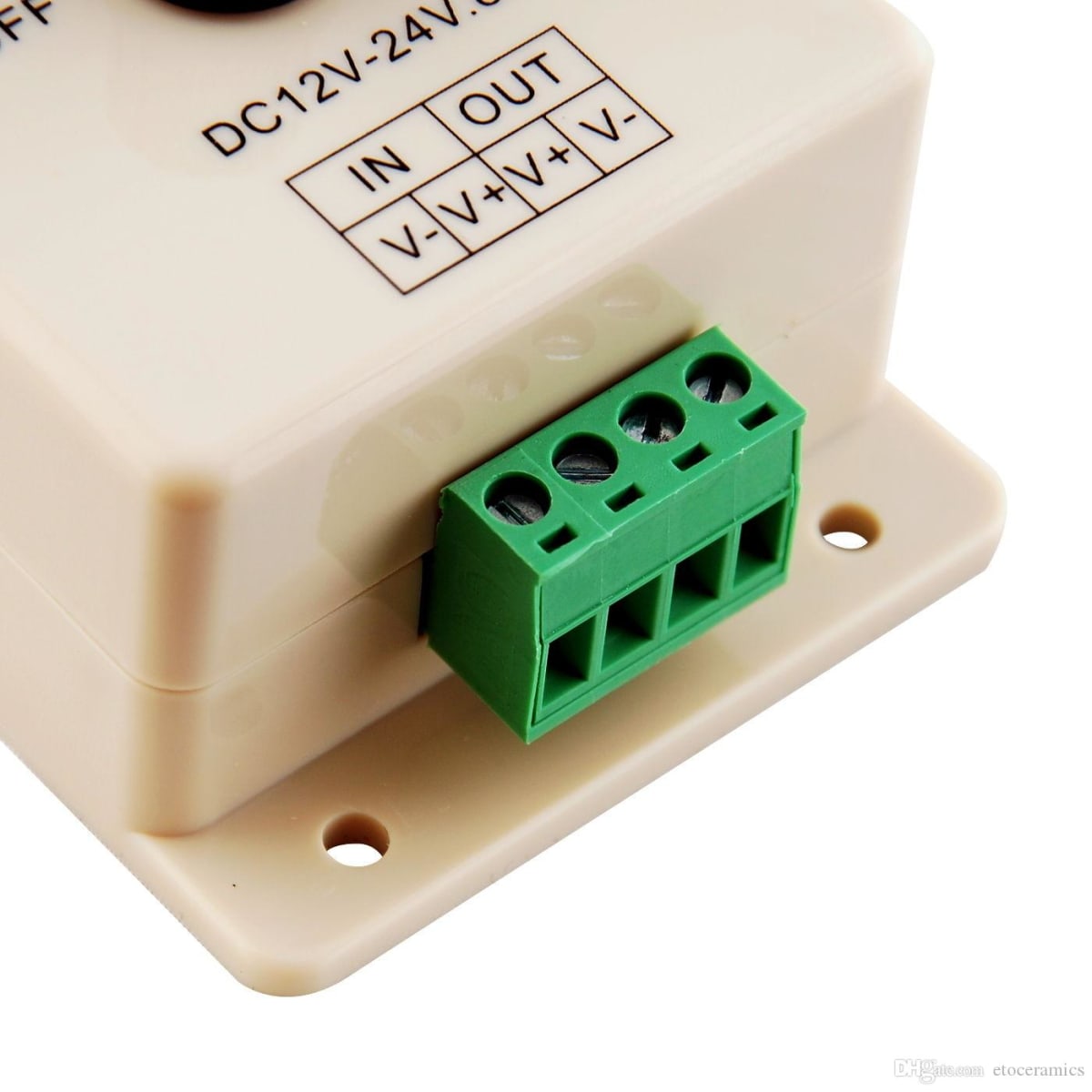 Dimmer para Ajuste de Brillo de Luz LED DC12-24V 8A | Presente.cl