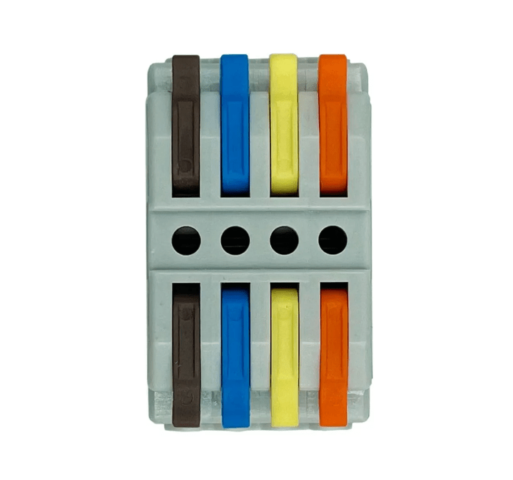 Conector Wago Vago Modelo Four Línea-Tierra-Neutro 30A | Presente.cl