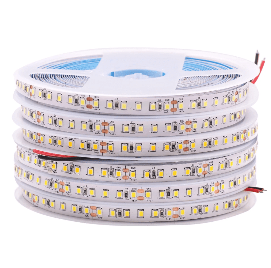 Cinta Led 24V 2835 10W/m IP20 120Led/m 3000K Luz Cálida 5mts (wt ...