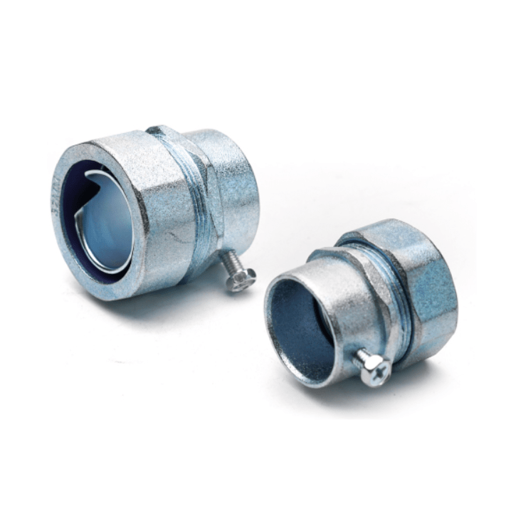 Conector Metálico Recto para Flexible 20mm | Presente.cl