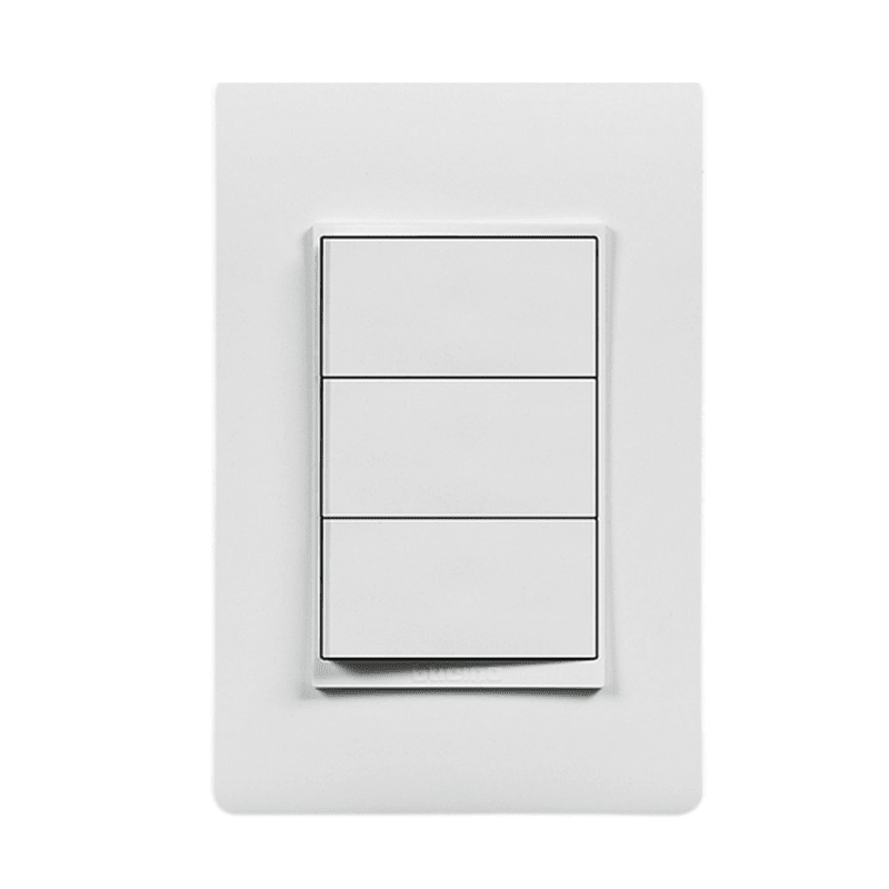 Interruptor Triple Blanco SEC | Presente.cl
