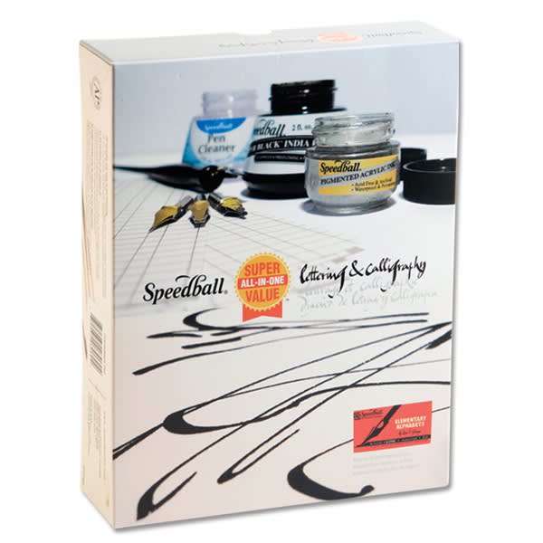 SET SPEEDBALL LETTERING & CALLIGRAPHY | Librería Margarita