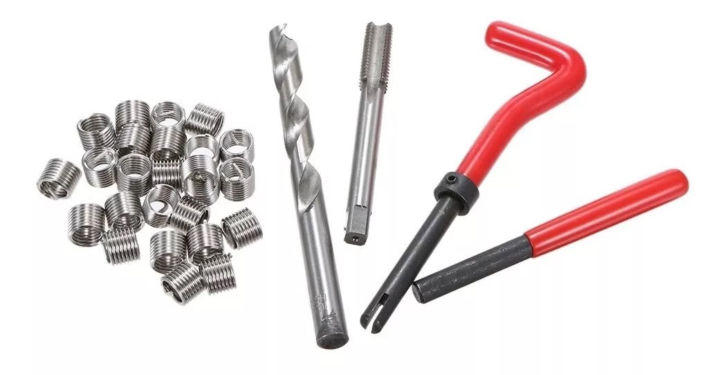 Set De Reparación De Hilo/Rosca Helicoil M8 Paso 1.25 | PERNO EXPRESS