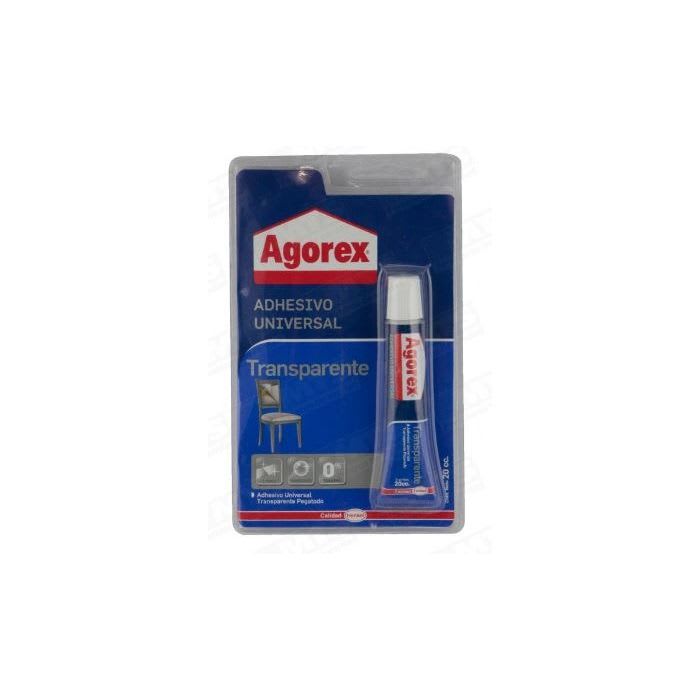 Adhesivo Agorex Transparente 20 Cc | PERNO EXPRESS