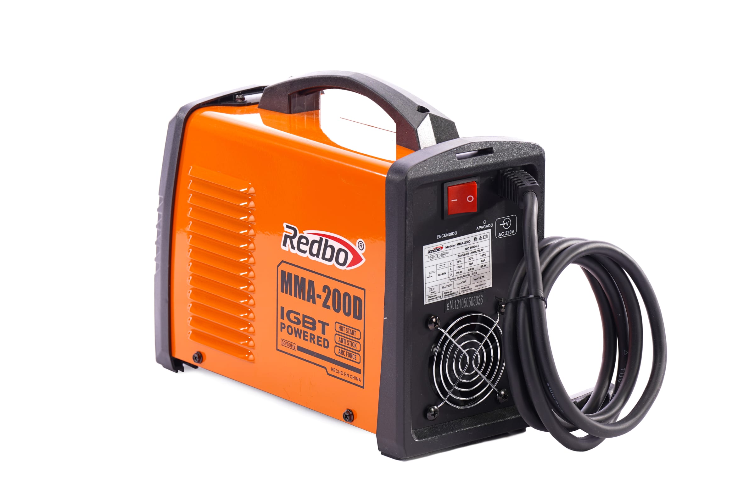 MAQUINA SOLDADORA REDBO 160amp MMA-200D | PERNO EXPRESS