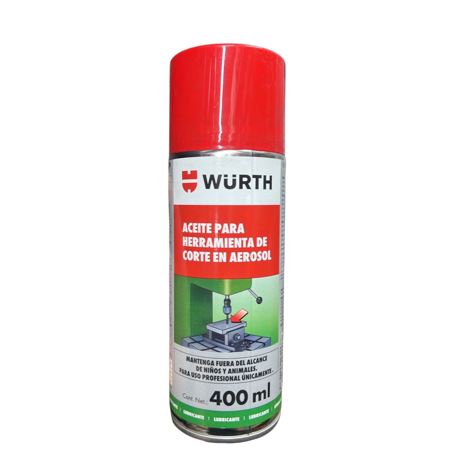 ACEITE DE CORTE Y PERFORACION 400ML WURTH | PERNO EXPRESS