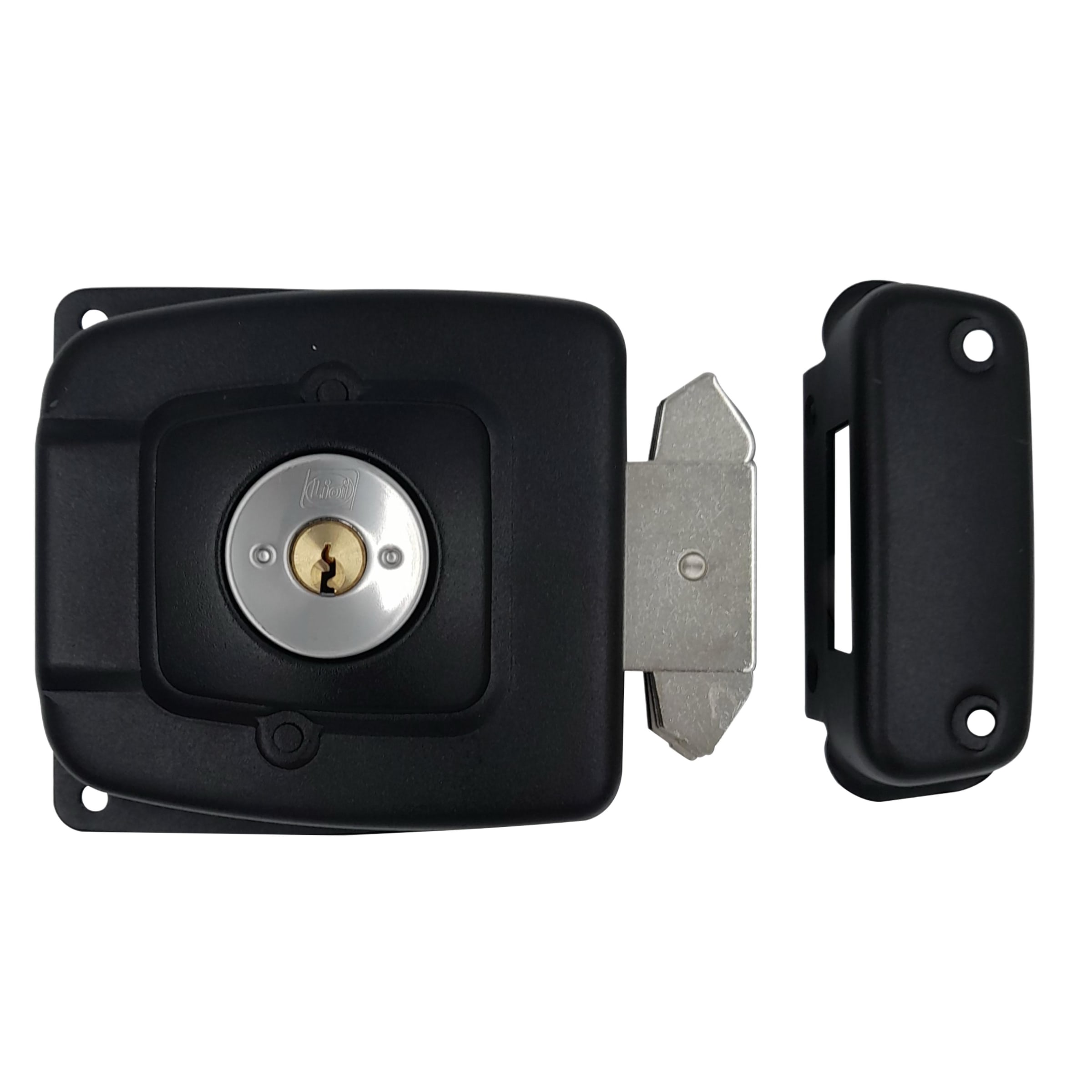 Chapa Cerradura Sobreponer Cangrejo 30mm Porton Corredera Con Caja LIOI ...