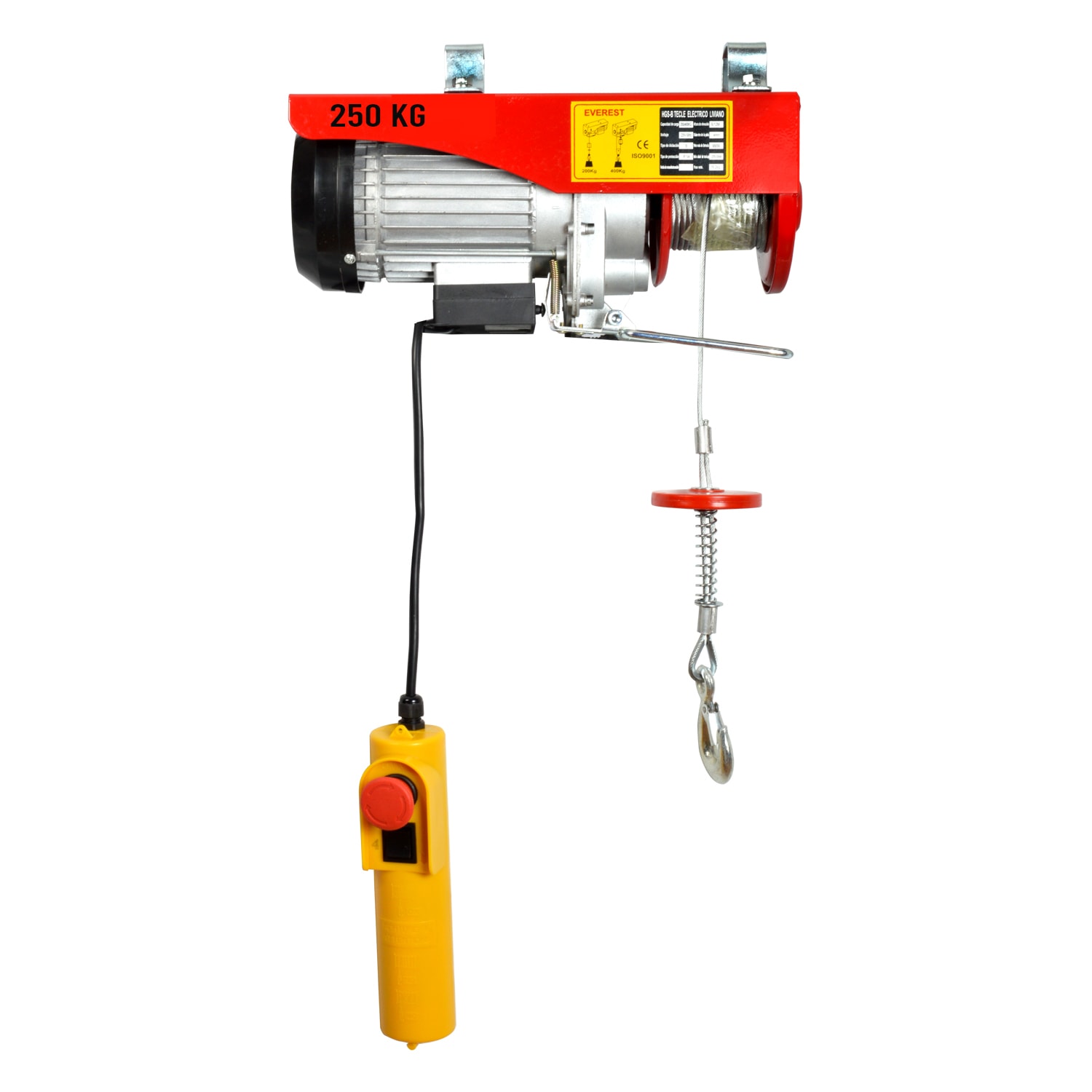 TECLE ELECTRICO EVEREST 125/250KG 530W ALZADA 12 MTS. (PA250 ...