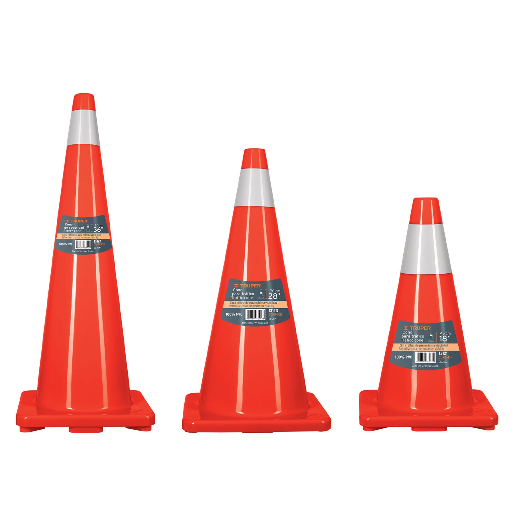 CONO PRECAUCION 45 CM. TRUPER (CONO-45R) | Aceitera Regional