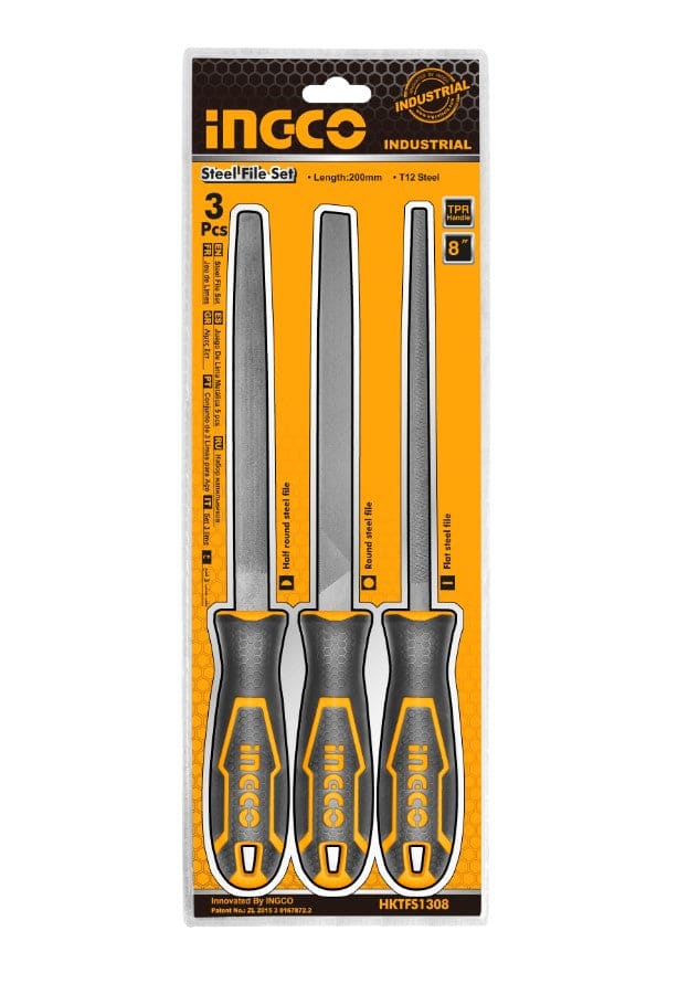 SET DE LIMATONES PARA METAL 3 PIEZAS INGCO (HKTFS1308) | Aceitera Regional