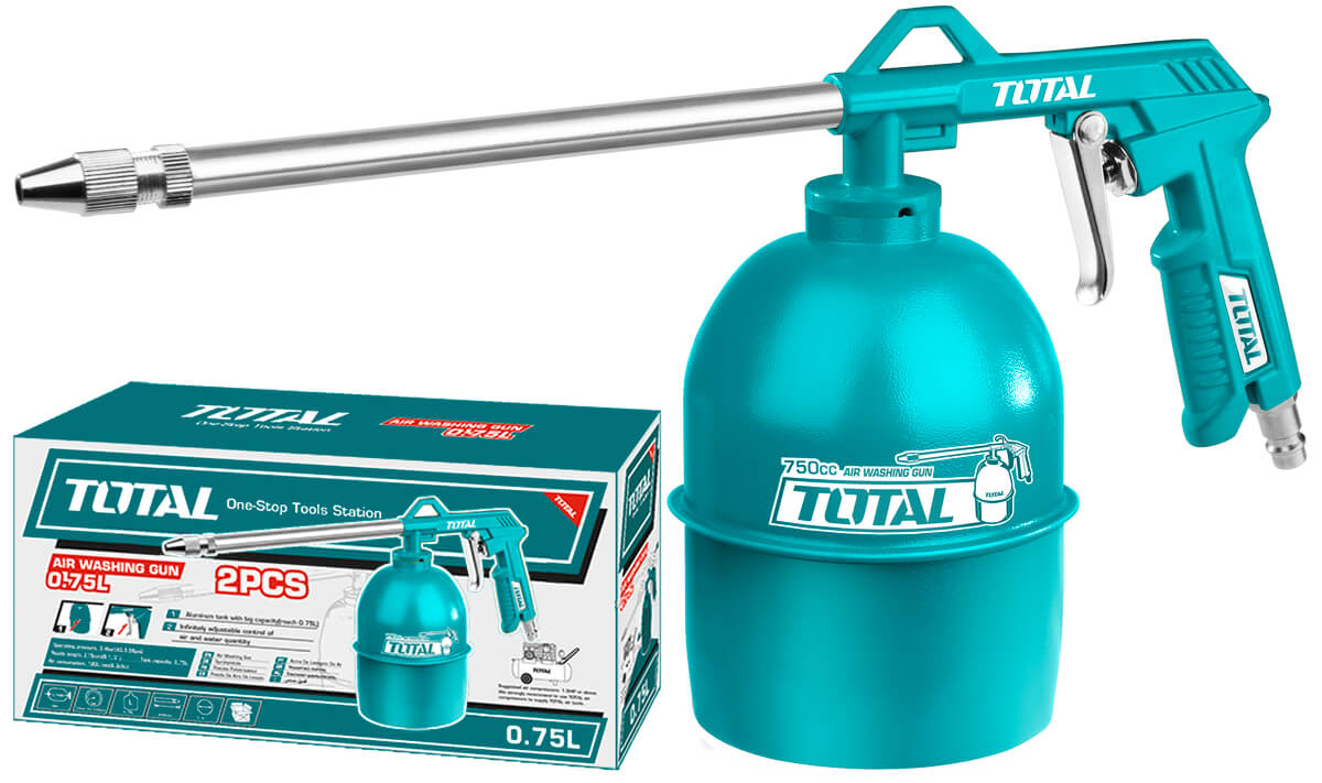 PISTOLA PULVERIZADORA NEUMATICA TOTAL 750CC (TAT20751) | Aceitera Regional