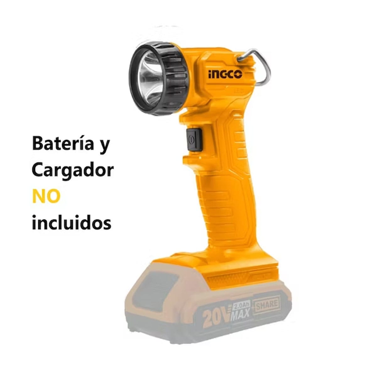 LAMPARA LED INALAMBRICA 20V/150LUM INGCO (CWLI2023) | Aceitera Regional