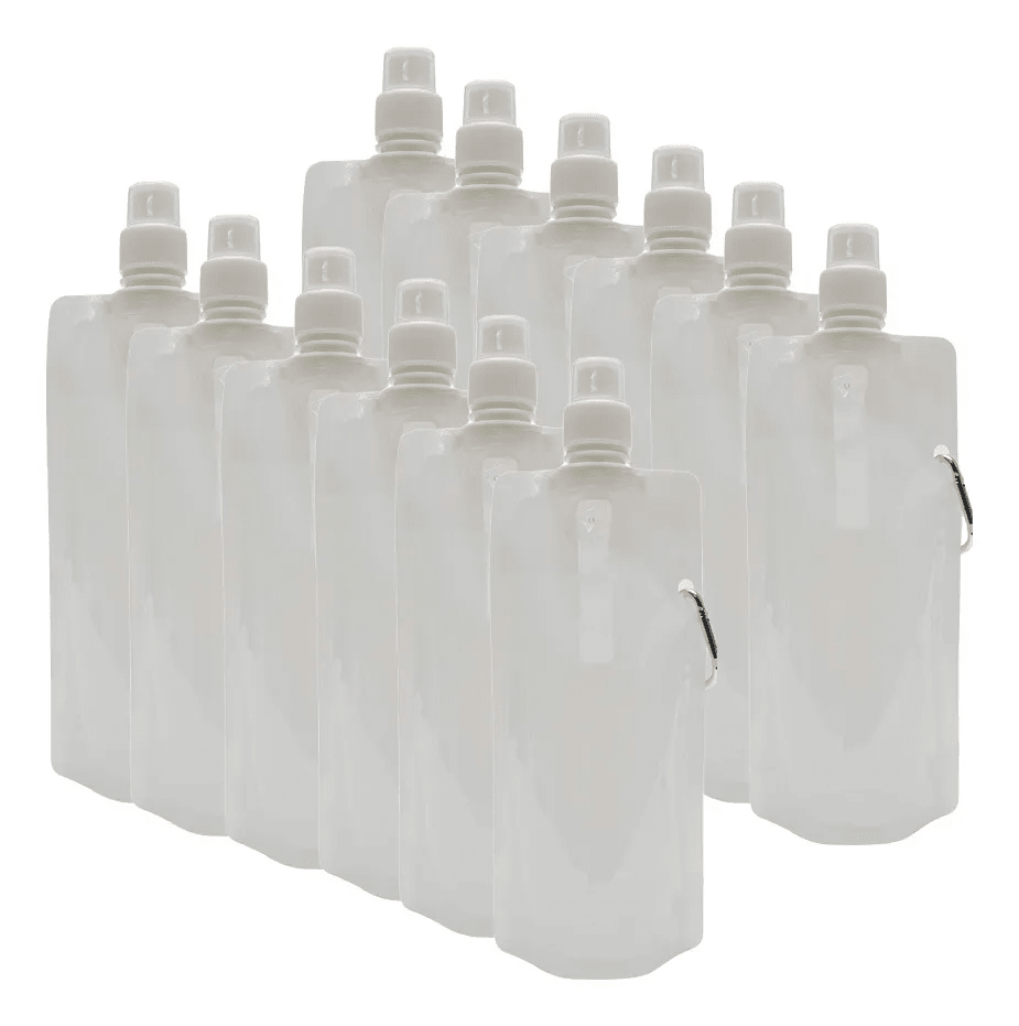 Pack 12 Unid Botella Flexible Blanco | Fold Chile | Deco - Eventos ...