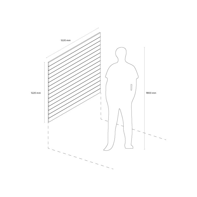 Panel Ranurado de MDF Color Blanco | Rackexpress Home Chile | Todo Para ...
