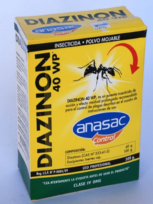 Diazinon 40WP (500 GR) | Semillas La Chacra