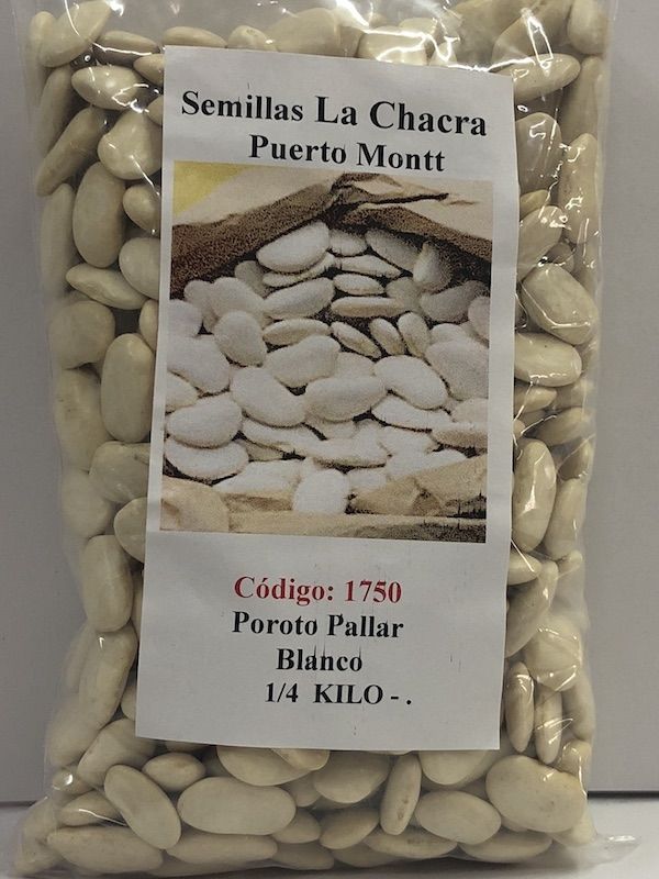Poroto Pallar Blanco 250 GRAMOS | Semillas La Chacra