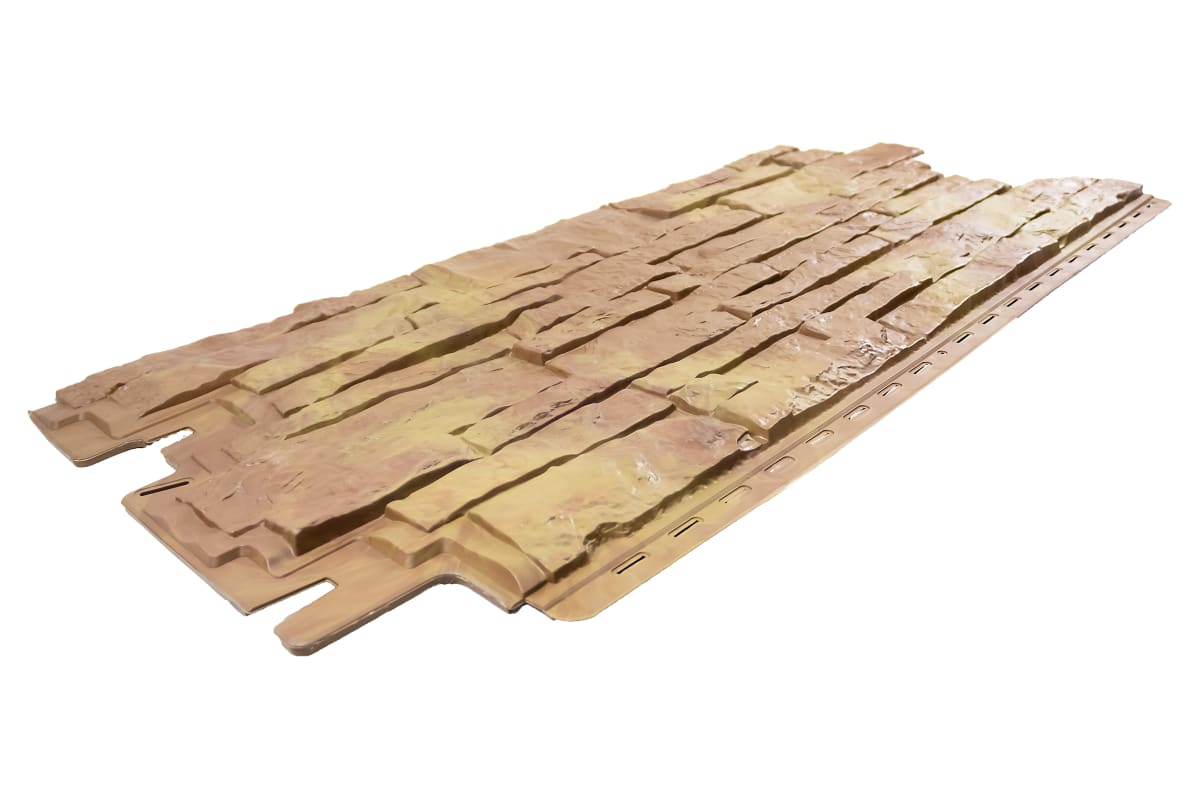 Siding Piedra VD5-119 color beige oscuro veteado | Romancia