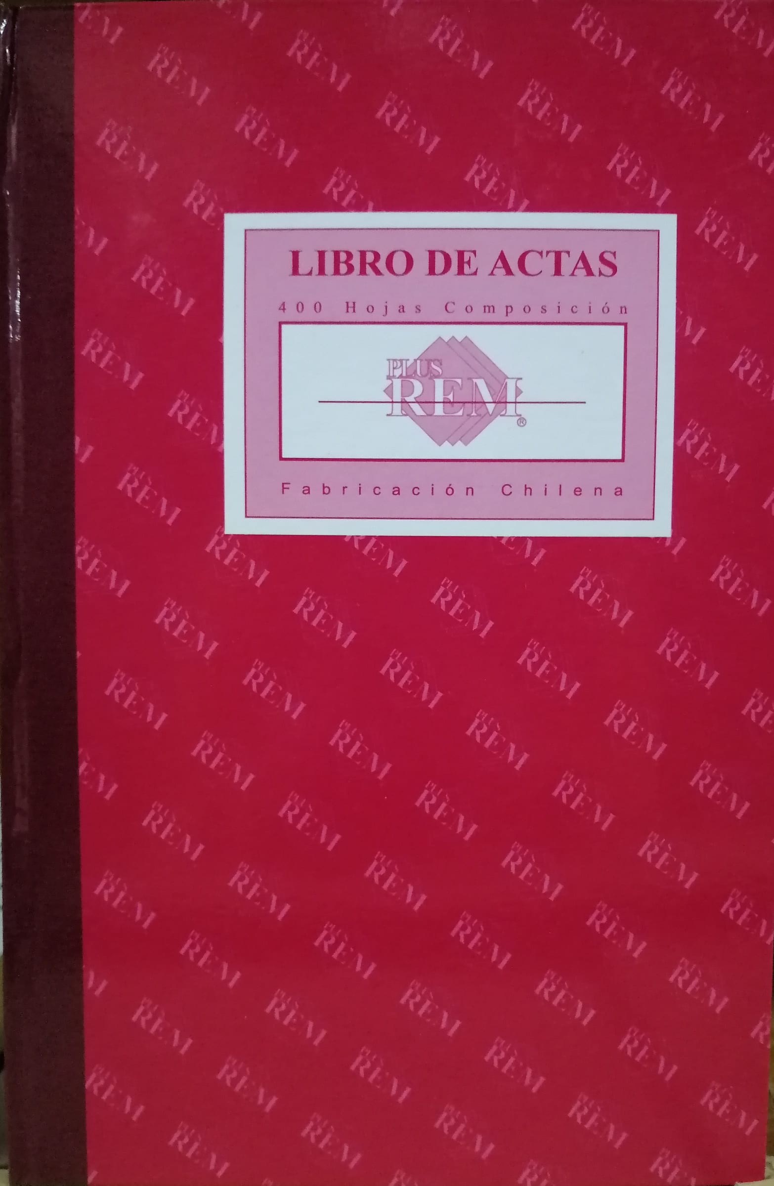 LIBRO DE ACTA REM 400 HJS | dipare
