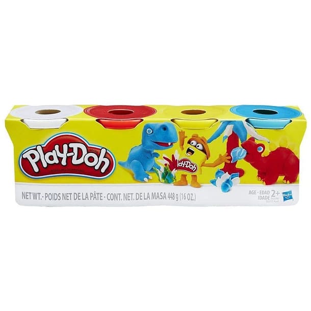 MASA PLAY-DOH PACK 4UNID 448G | dipare