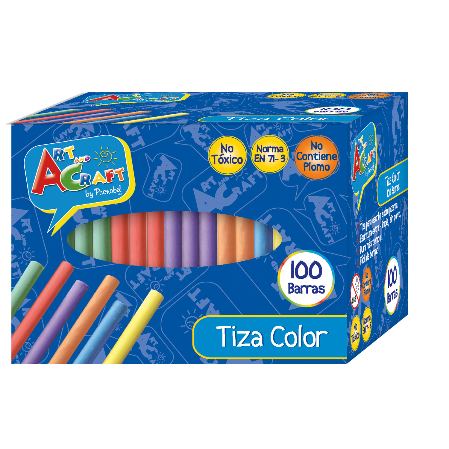 TIZA COLOR ART & CRAFT 100 UNIDADES | dipare