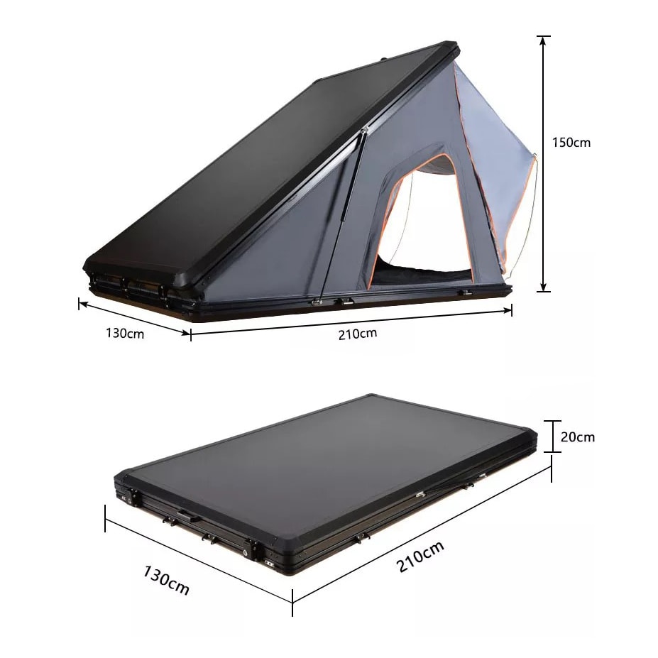 Carpa para Techo de Auto Rígida 3 Personas | Force CL