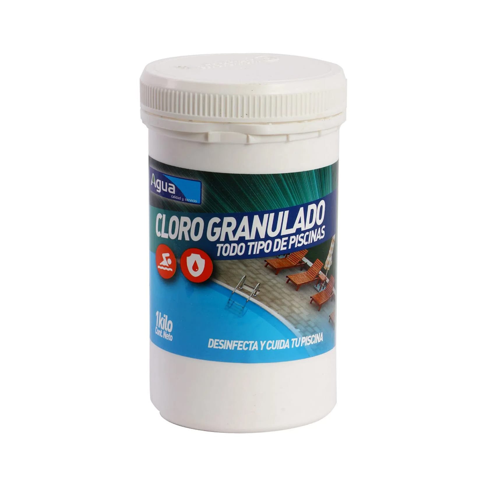 Cloro Para Piscinas Granulado 1Kg | Force CL