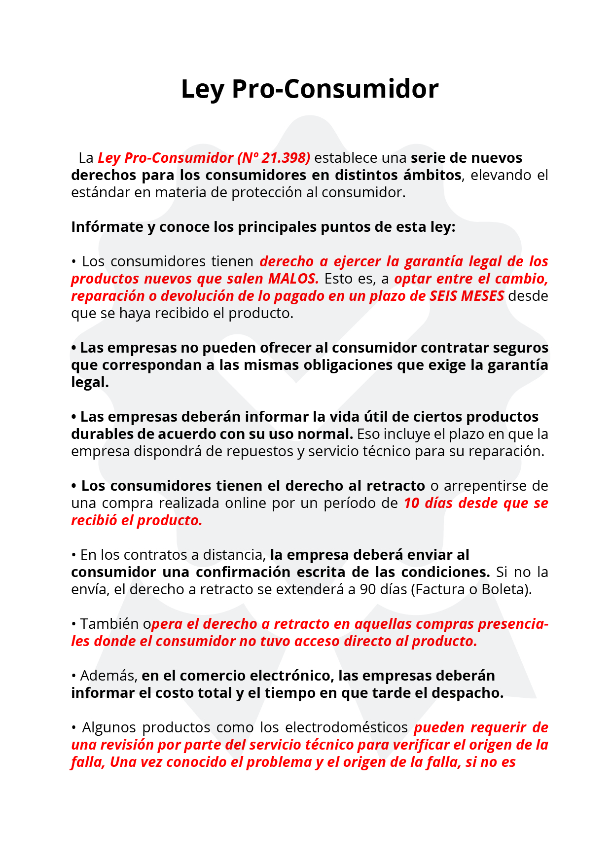 Garantía Legal | Ikseg Store