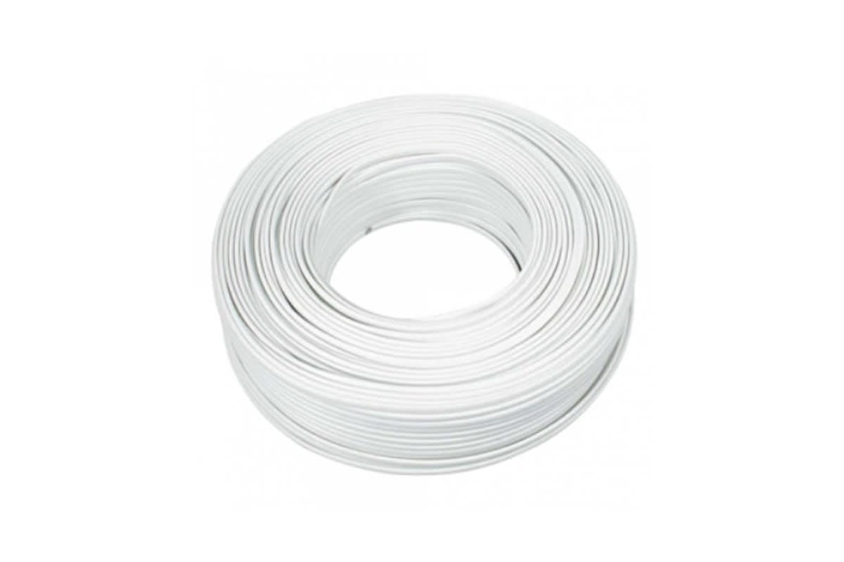 CABLE PIN TELEFONICO 2 HILOS BLANCO 100M 0.5MM 100% COBRE | Ikseg Store