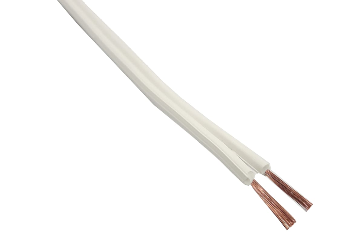 CABLE PARALELO 2X18 COLOR BLANCO MULTIFILAR ROLLO 100 METROS | Ikseg Store
