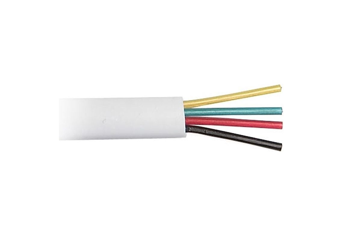 CABLE PIN 4 HILOS 4X26 BLANCO ROLLO DE 100 METROS 100% COBRE | Ikseg Store