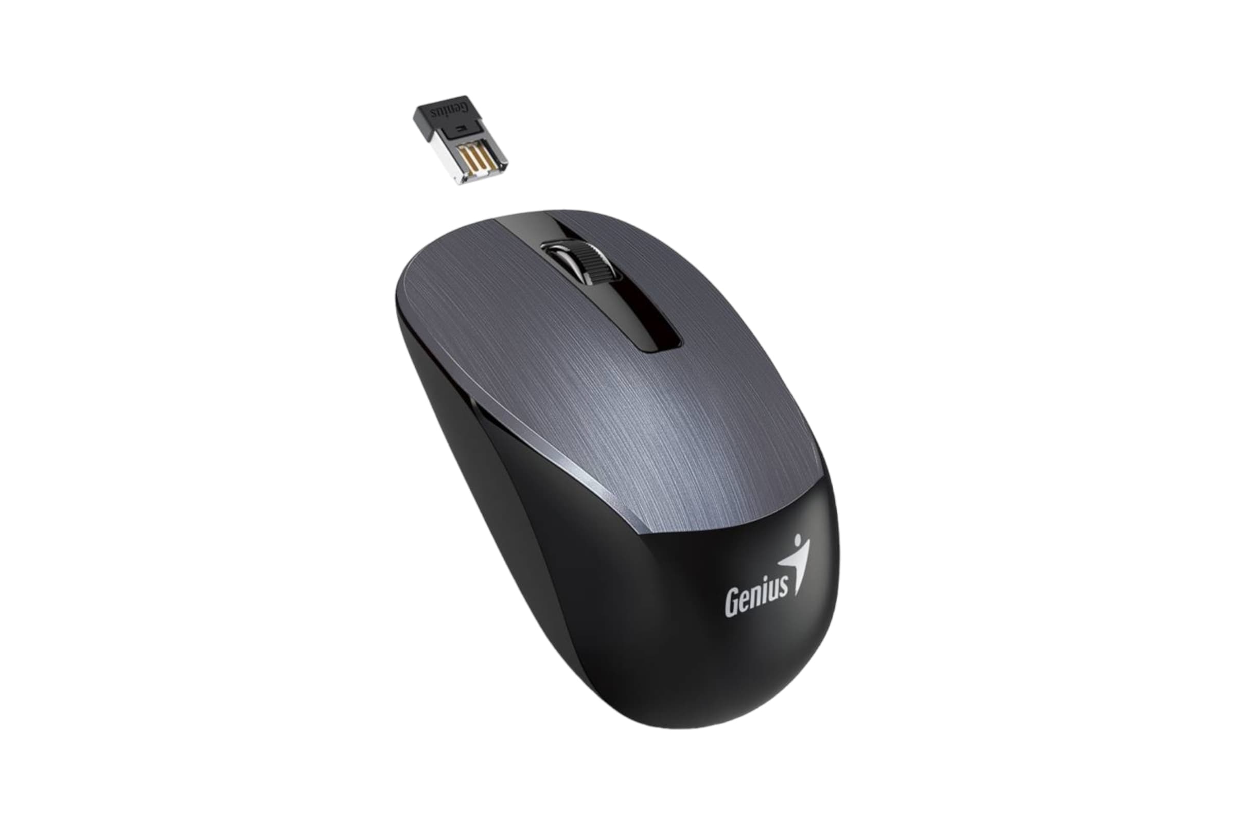 MOUSE INALÁMBRICO COLOR NEGRO NX-7015 | Ikseg Store