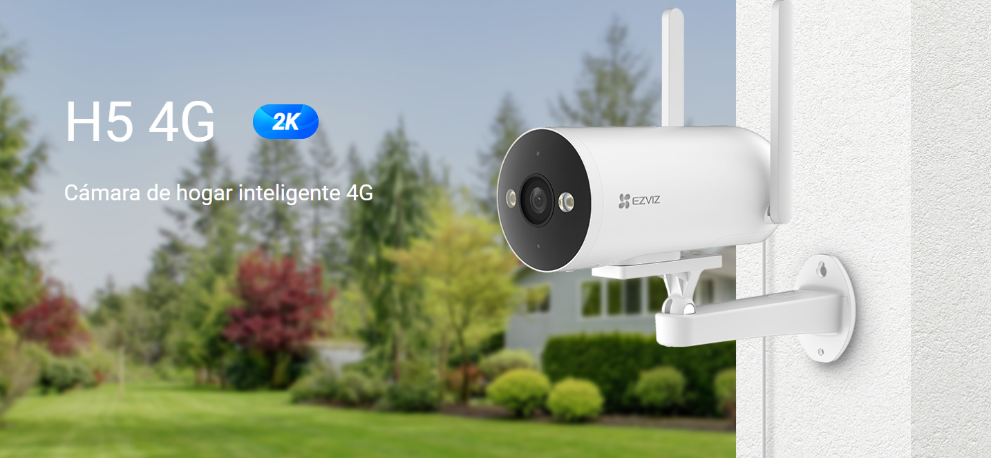 CAMARA IP BULLET 2K 2304 X 1296 4G LTE LENTE 4MM IR30METROS IA IP67 EXTERIOR H5 | Ikseg Store