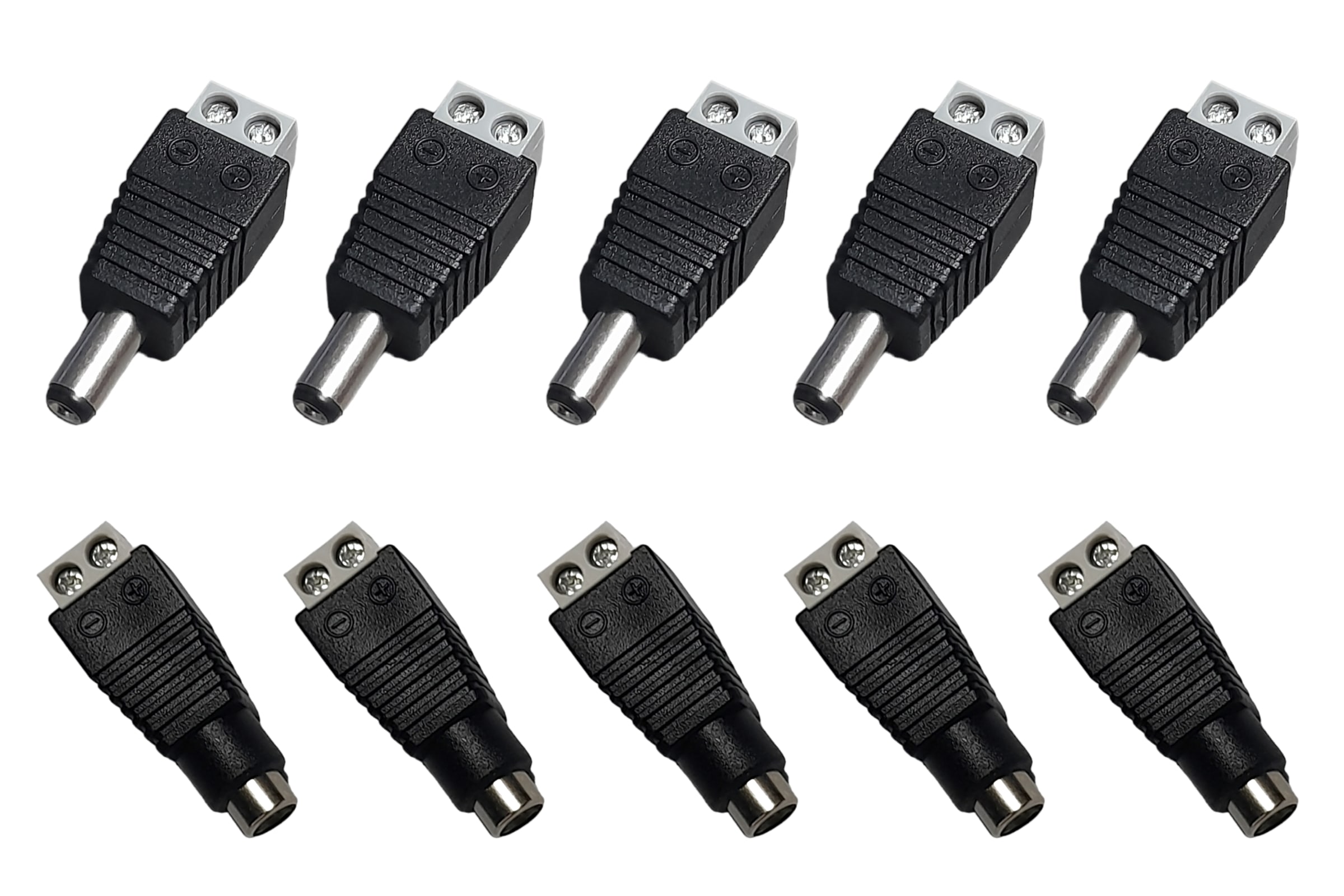 KIT BOLSA 5 CONECTOR JACK DC MACHO VV-MDCP Y 5 CONECTOR JACK DC HEMBRA VV-FDCP | Ikseg Store