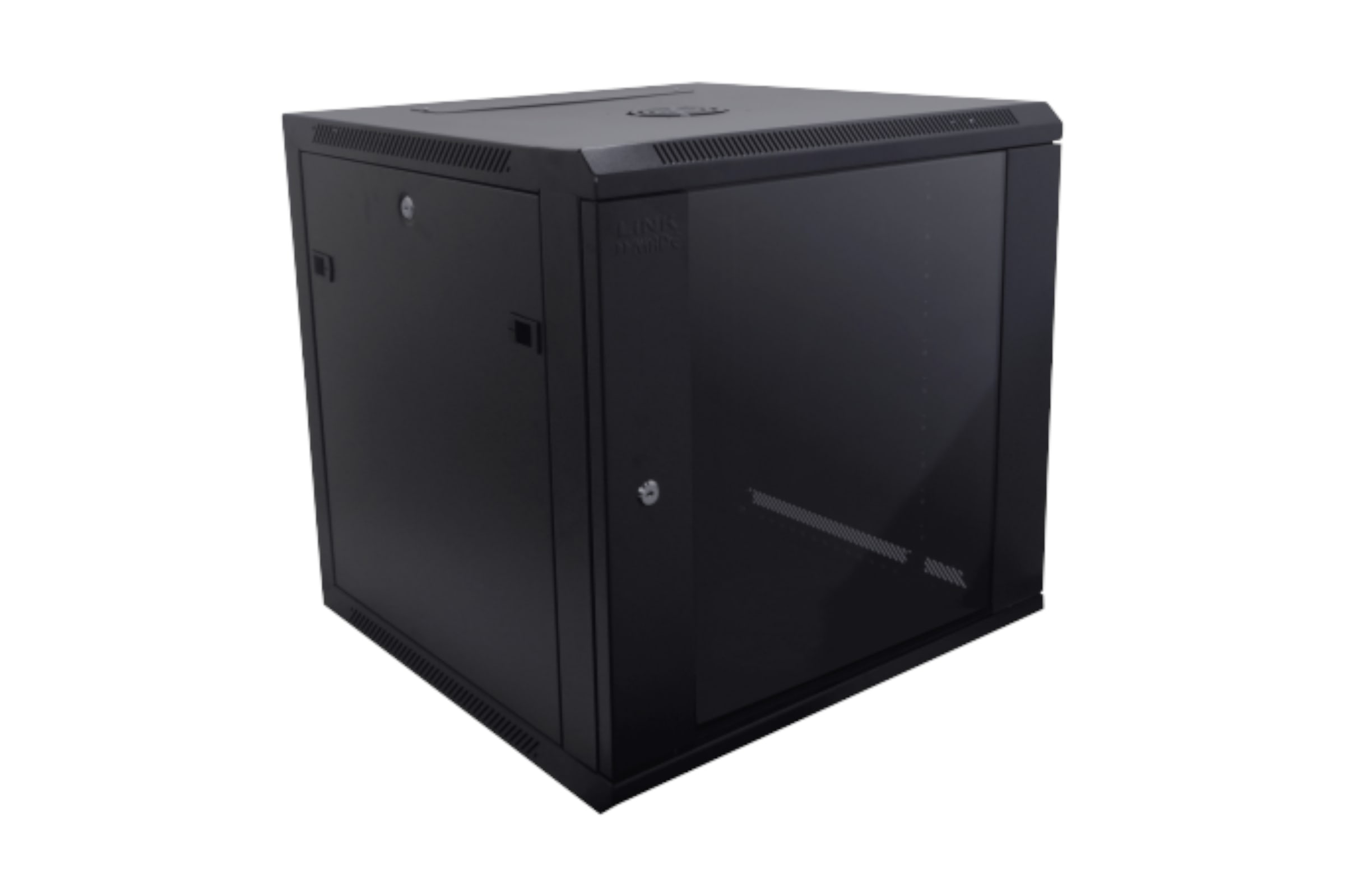 GABINETE TIPO RACK 11U PARA PARED DE COLOR NEGRO 60CM-FONDO 11U RK11-6L ...