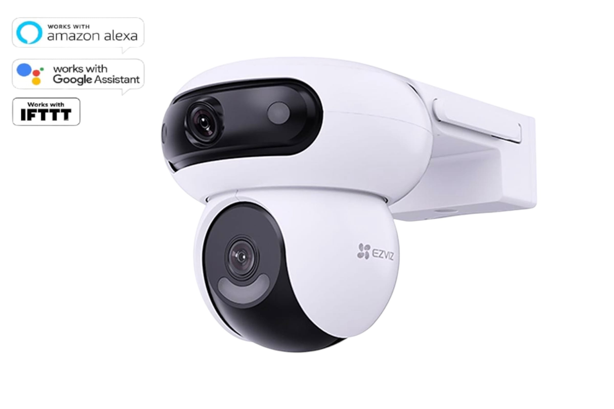 CAMARA IP DOMO PAN & TILT 4MP+4MP WIFI 2.4GHZ DOBLE LENTE 4MM IR40METRO ...