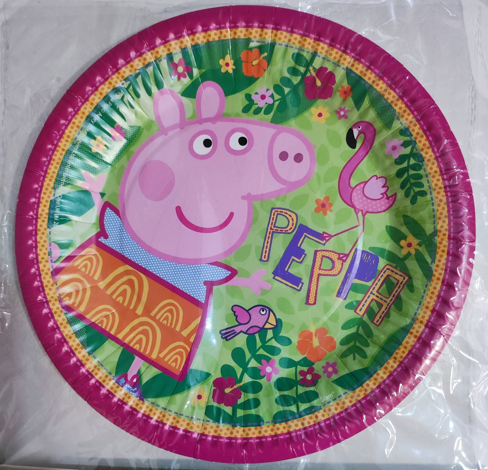 Platos Peppa Pig 6u. | Otarola Reposteria y Cotillon