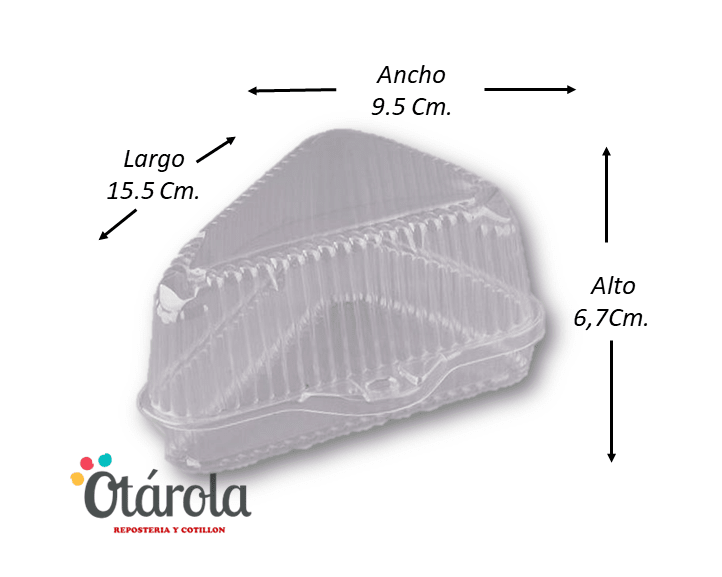 Envase Plastico 7187 | Otarola Reposteria y Cotillon