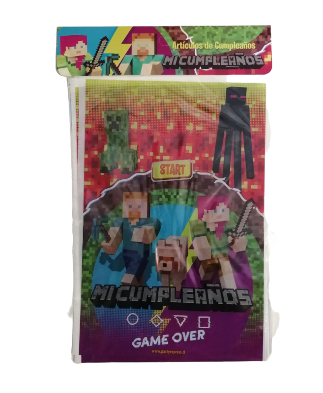 Linea Minecraft | Otarola Reposteria y Cotillon