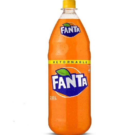 Fanta Retornable 2 litros. | Otarola Reposteria y Cotillon