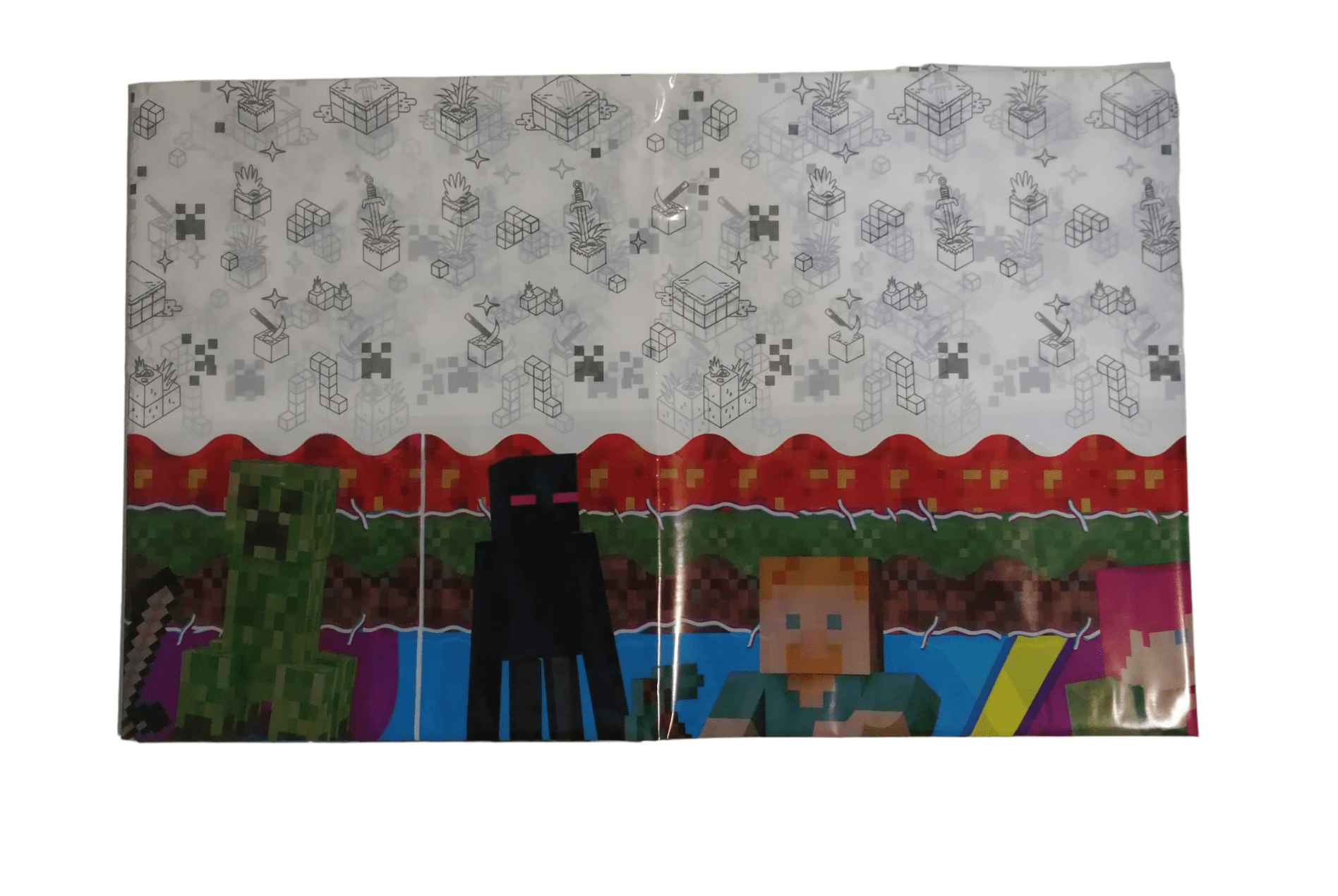 Mantel Minecraft 130x170 | Otarola Reposteria y Cotillon